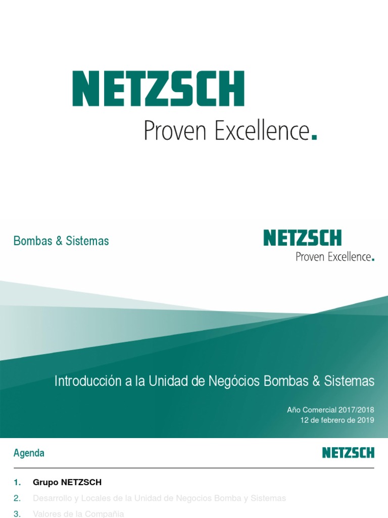 Grupo NETZSCH & NETZSCH Do Brasil - Bombas & Sistemas 2019 (ES) | PDF ...