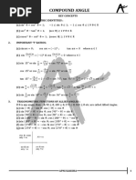 Trigonometry Formulas for Class 11 | Complete List | PDF ...