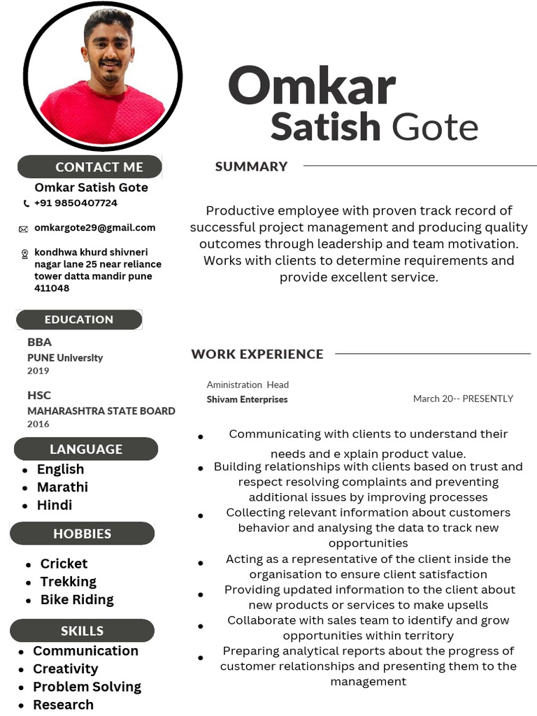 Omkar: Satish Gote | PDF | Business