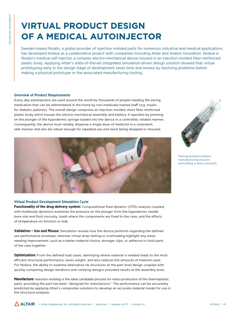 SIM TechnicalDocument Letter Nolato Web | PDF | Simulation | Composite ...