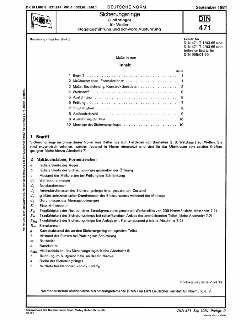 Din 471 | PDF