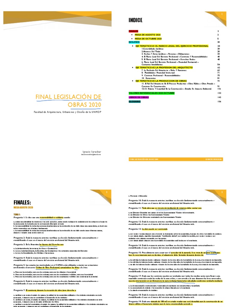 Imprimir a4 - Final Legal | PDF | Arquitecto | Valoración (Finanzas)