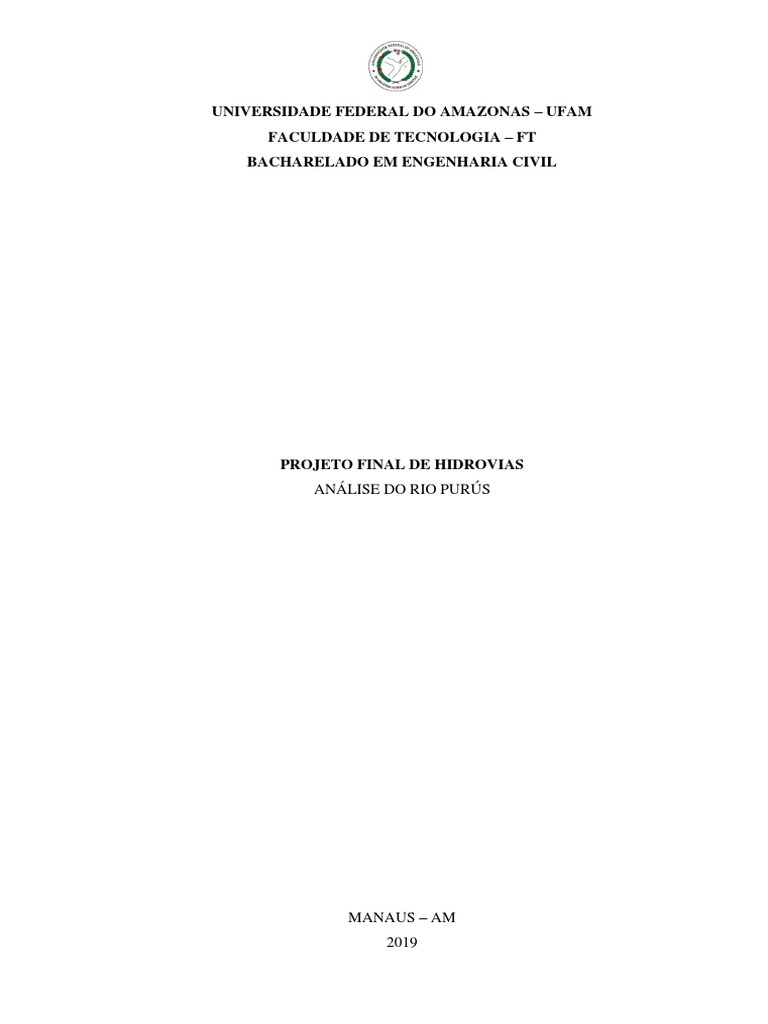 Análise Do Rio Purus | PDF | Curva | Curvatura