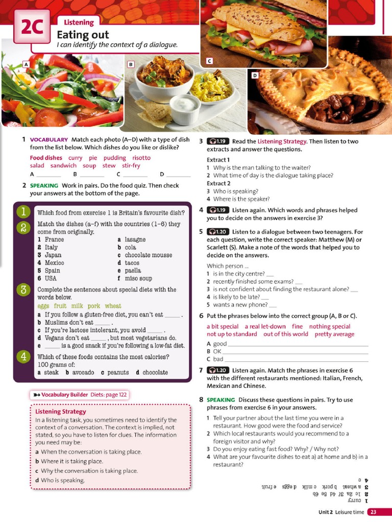 Eating Out 2C - Sol-Int | PDF