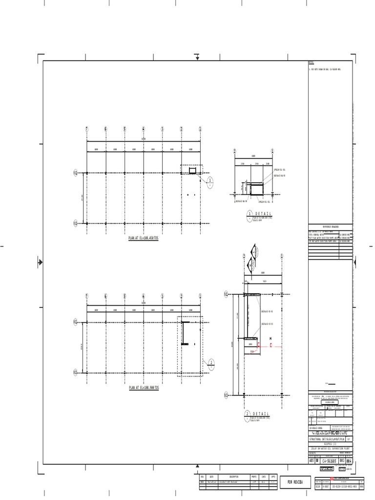 Structural Plans for Water Injection Pumps | PDF