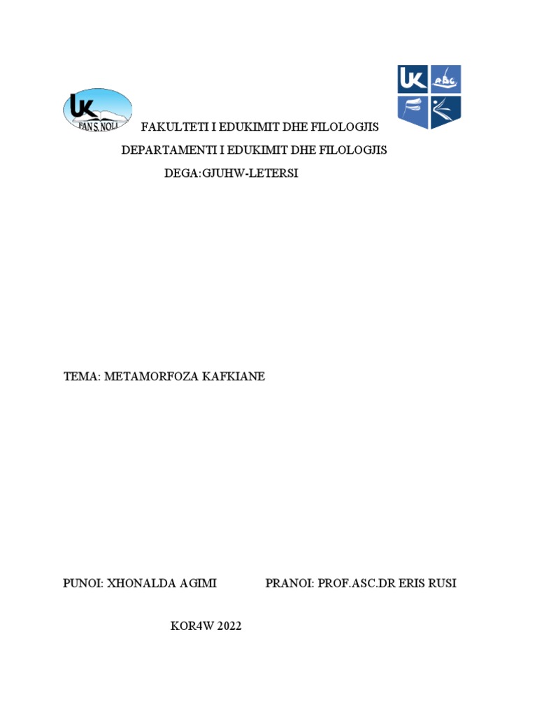 Detyra e Xhonaldes | PDF