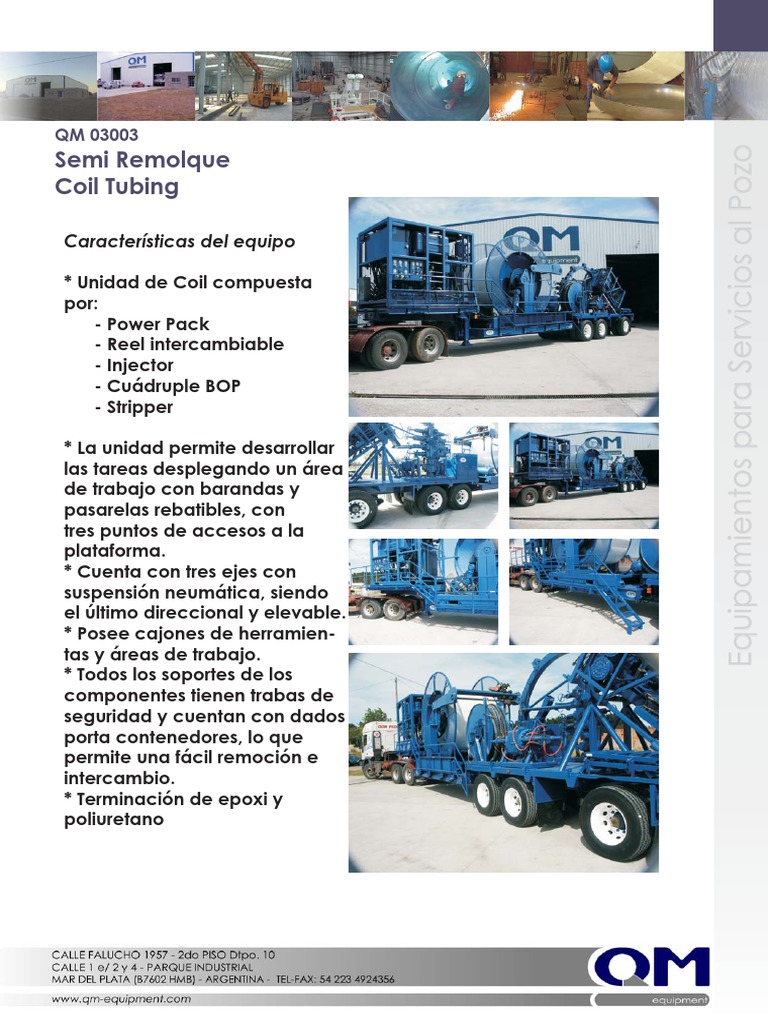 Especificaciones Coiled Tubing | PDF