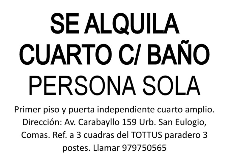 Se Alquila | PDF