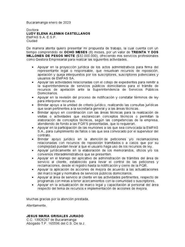 Propuesta Nueva Empas 2023 | PDF