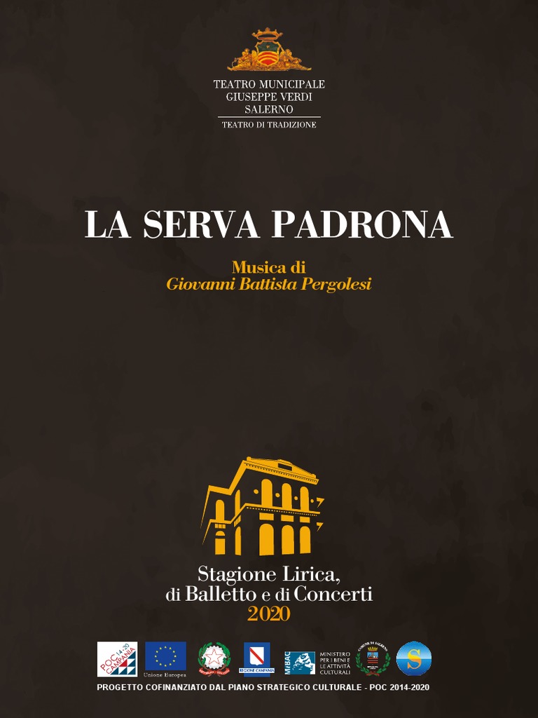 La Serva Padrona - Libretto | PDF
