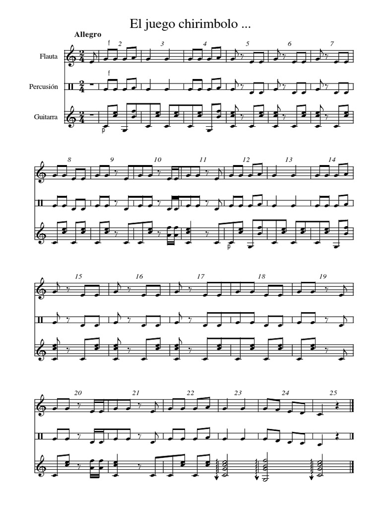 El Juego Chirimbolo | PDF