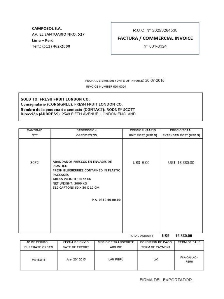 Formatos Llenados para Su Ejemplo | PDF