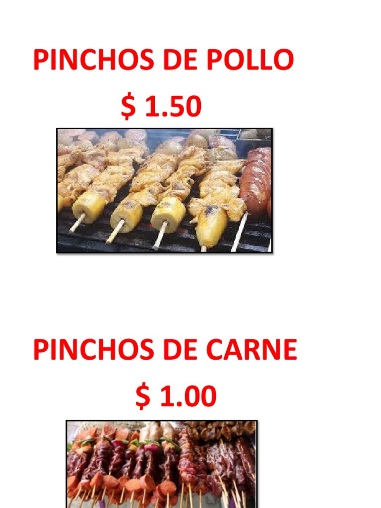 Pinchos de Pollo | PDF