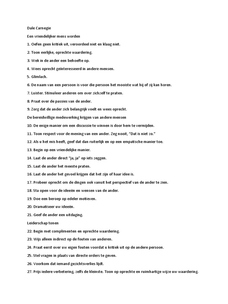 Dale Carnegie | PDF