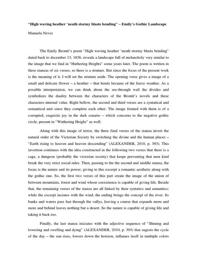 High Waving Heather | PDF | Art | Poetry