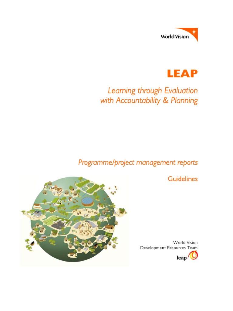 LEAP Programme Project Reporting Guidelines | Monitoring And Evaluation ...