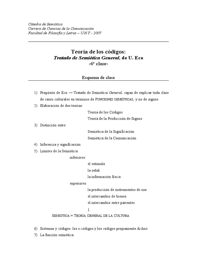 Esquema de Clase-Eco | PDF