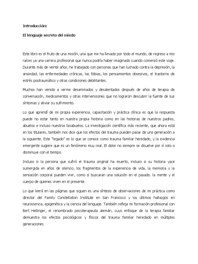 Este Dolor No Es Mio | PDF | Trauma psicólogico | Amor