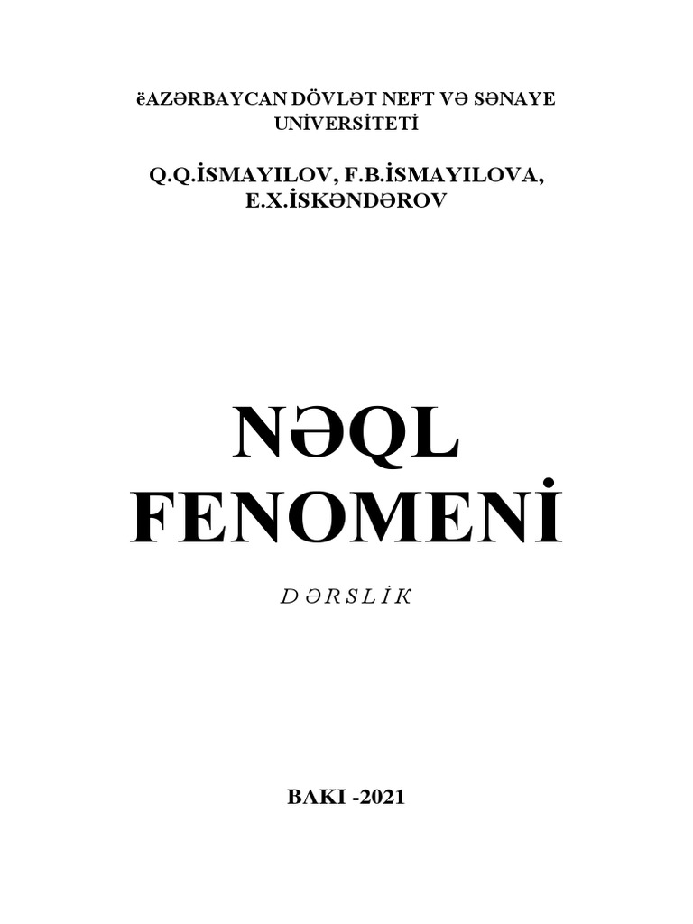Neql Fenomeni | PDF