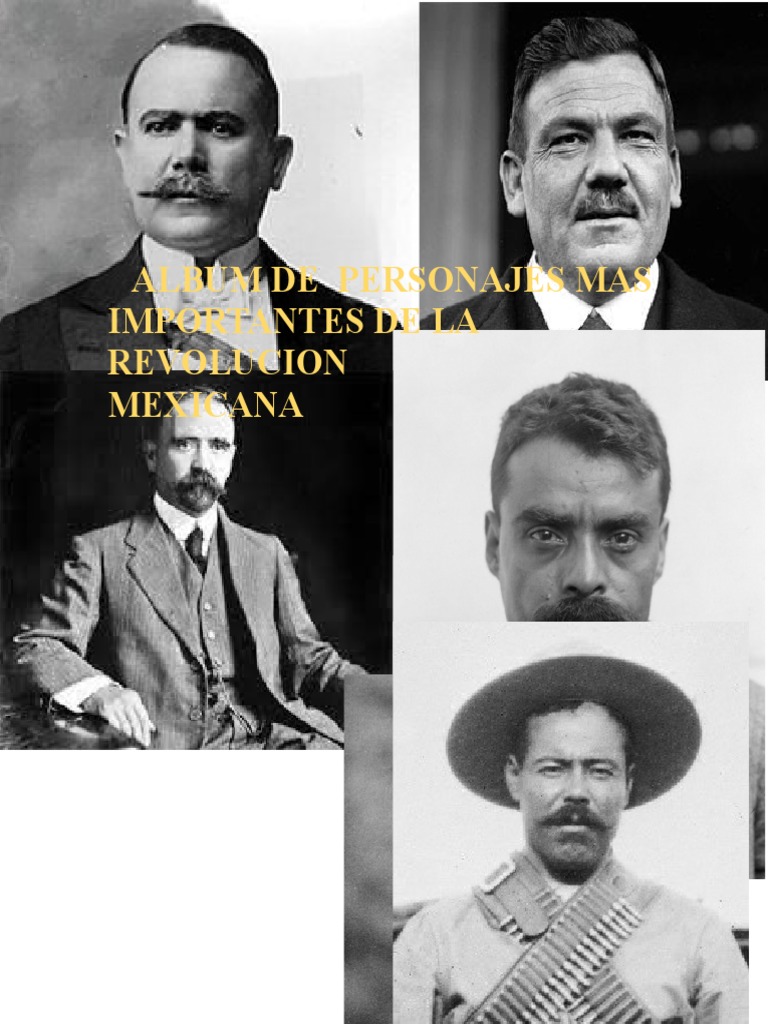 Album de Personajes Mas Importantes de La Revolucion Mexicana | PDF