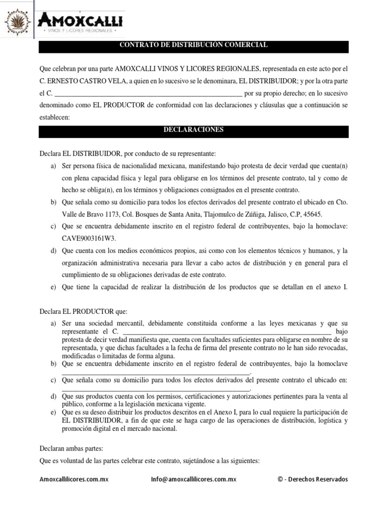 Contrato Proveedor PersonaMoral | PDF | Daños y perjuicios | Mercado ...