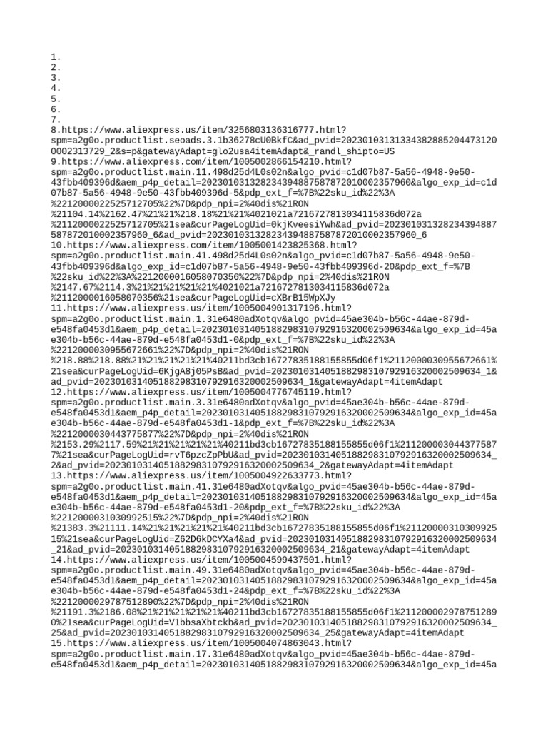 Aliexpress Links | PDF | Computers