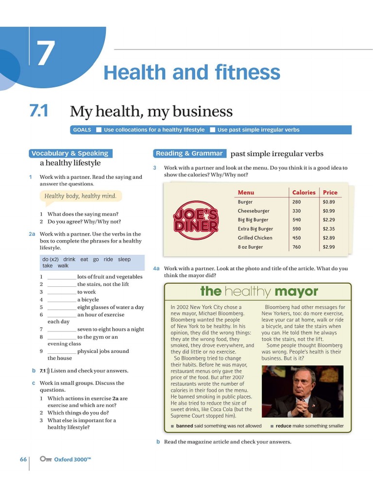 Navigate A2 Elementary - Units 7 to 12 | PDF