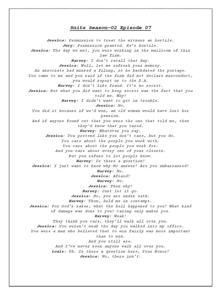 Suits Pdf