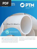 28 - Ficha Técnica DWV Ced 40 | PDF | Cloruro de polivinilo | Tubería ...