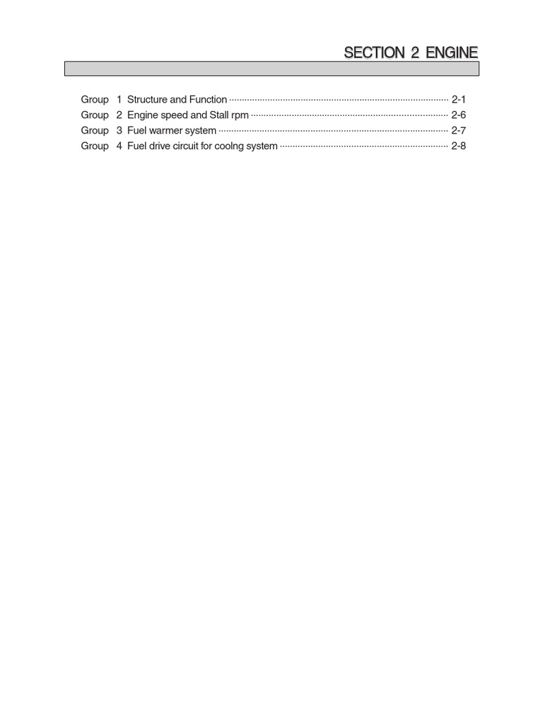 Section 2 Engine | PDF | Pump | Turbocharger