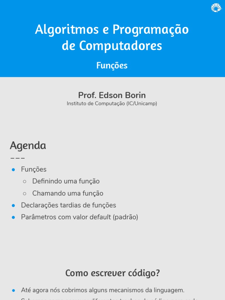 MC102 Aula16 | PDF | Algoritmos | Programa de computador