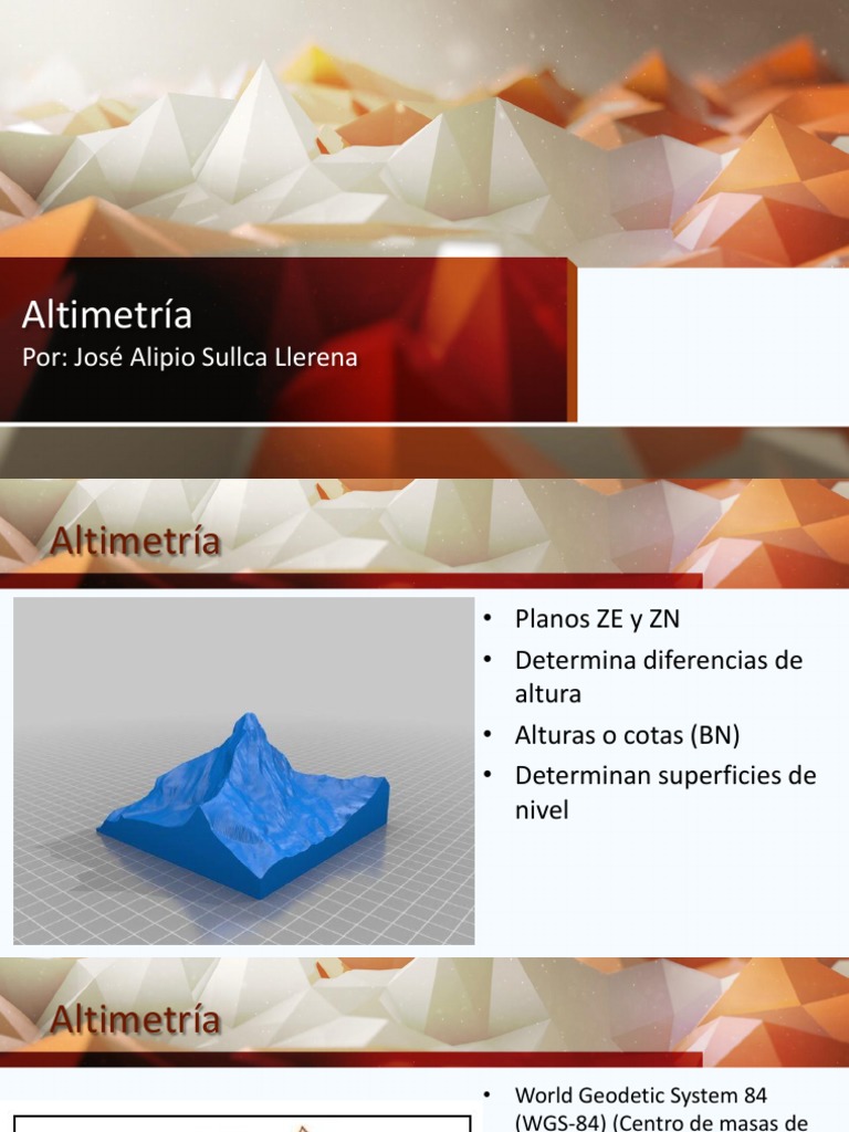 Altimetria | PDF