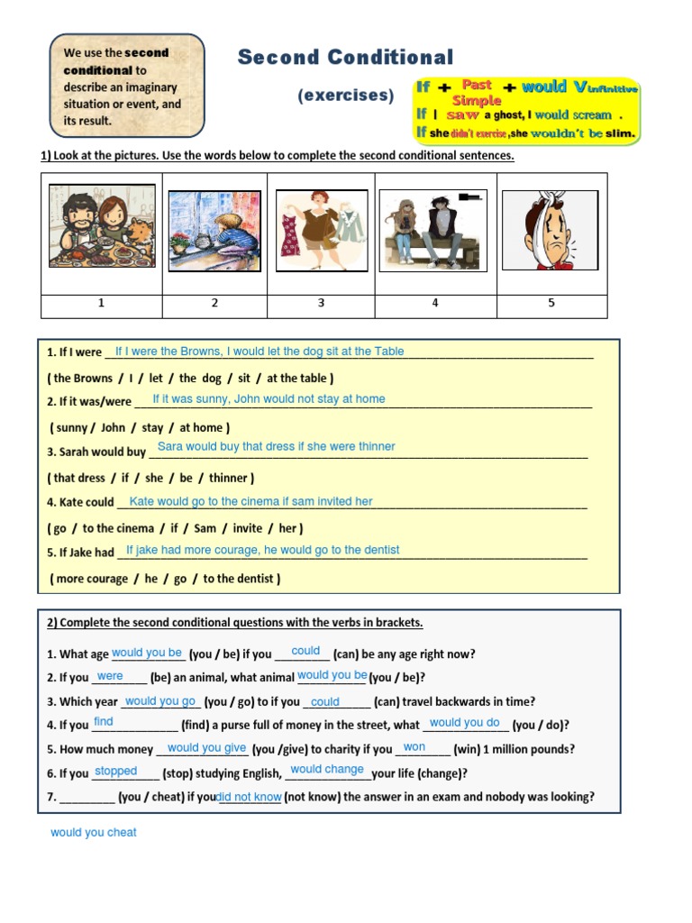 Second Conditional - EDAJ | PDF | Linguistics