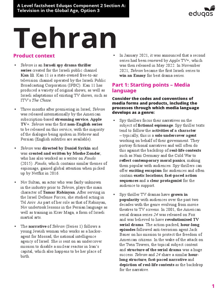 Tehran Factsheet | PDF
