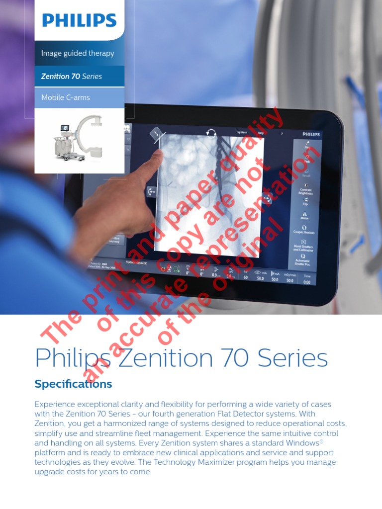 Philips Zenition 70 Series Specification Brochure Feb 2019 | PDF ...