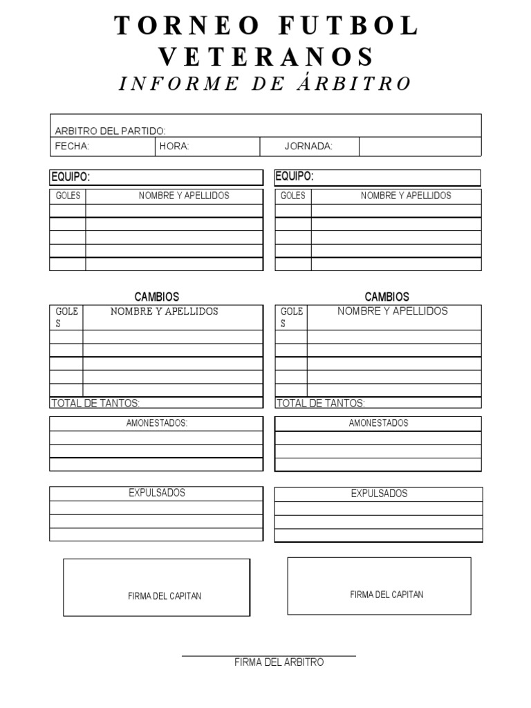 CEDULA ARBITRO | PDF
