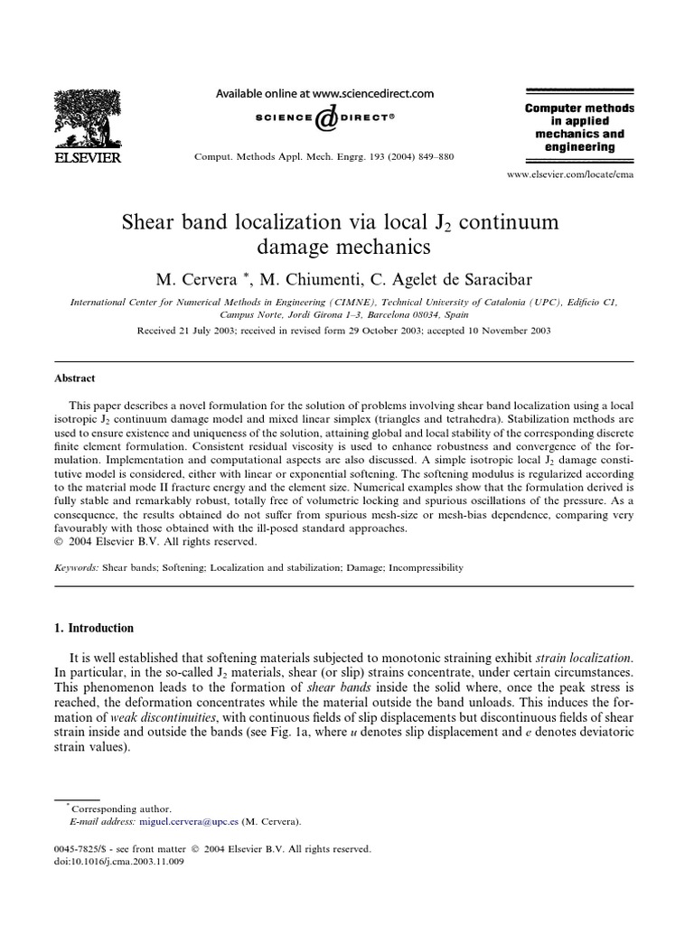 Cervera | PDF | Fracture Mechanics | Stress (Mechanics)