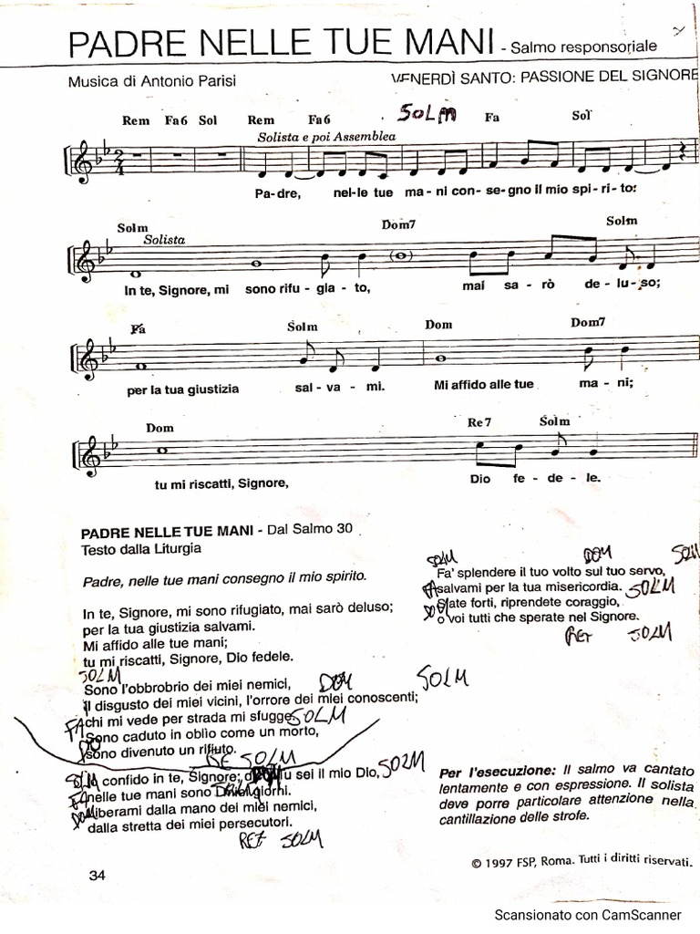 Padre Nelle Tue Mani | PDF