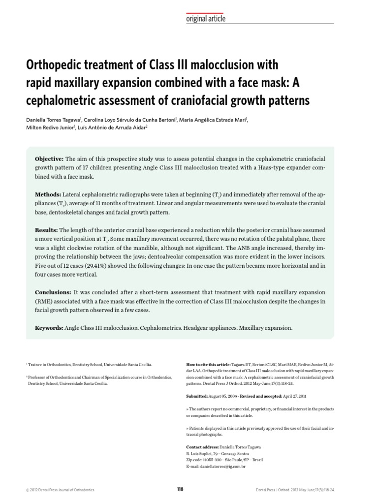 2011-Orthopedic Treatment of Class III Malocclusion With Rapid ...