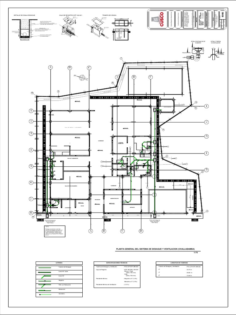 Is-06 - Planta General Del Sistema de Desague y Ventilacion ...