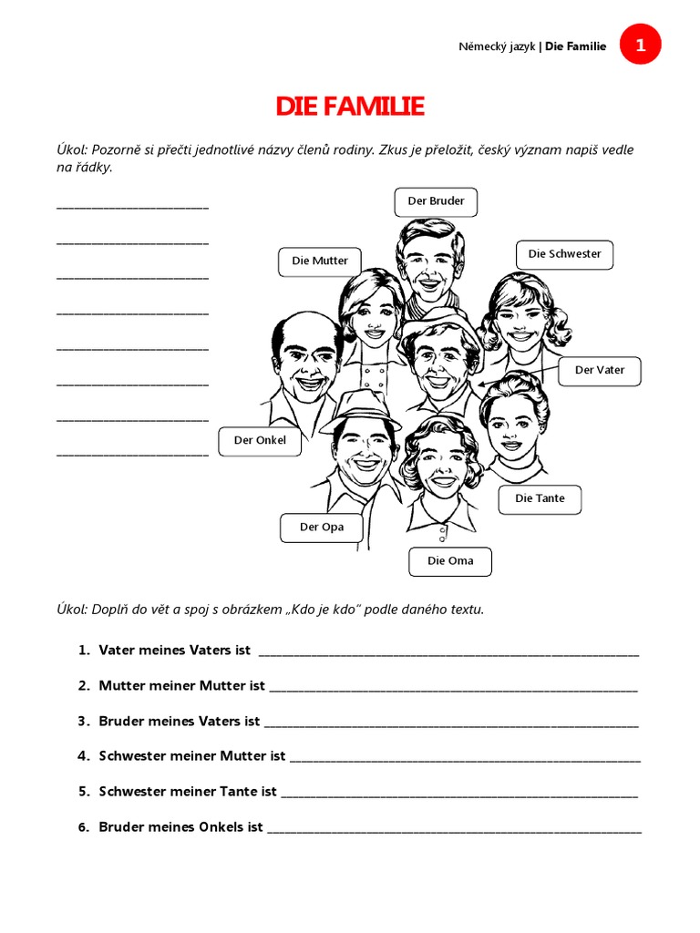 Pracovni Listy Nemecky Jazyk | PDF