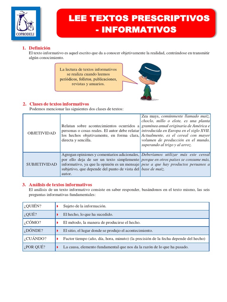 Ficha Prescriptivos - Informativo | PDF