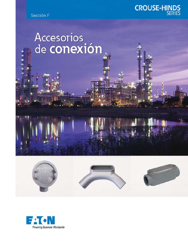 CROUSE-HINDS Seccion F Accesorios P | PDF | Tornillo | Acero