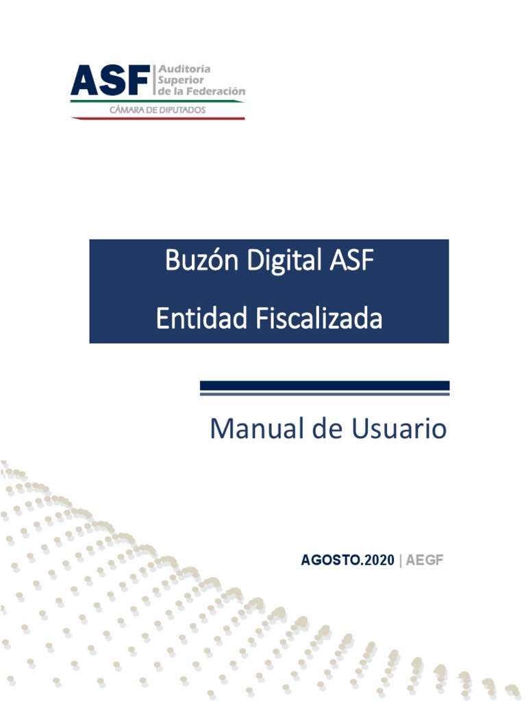 Manual Buzón Digital ASF - Entidad Fiscalizada | Descargar gratis PDF ...