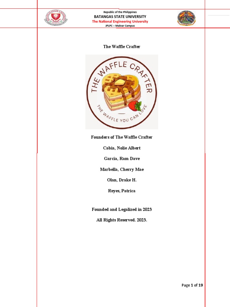 Business Plan Entrep | PDF | Brand | Marketing