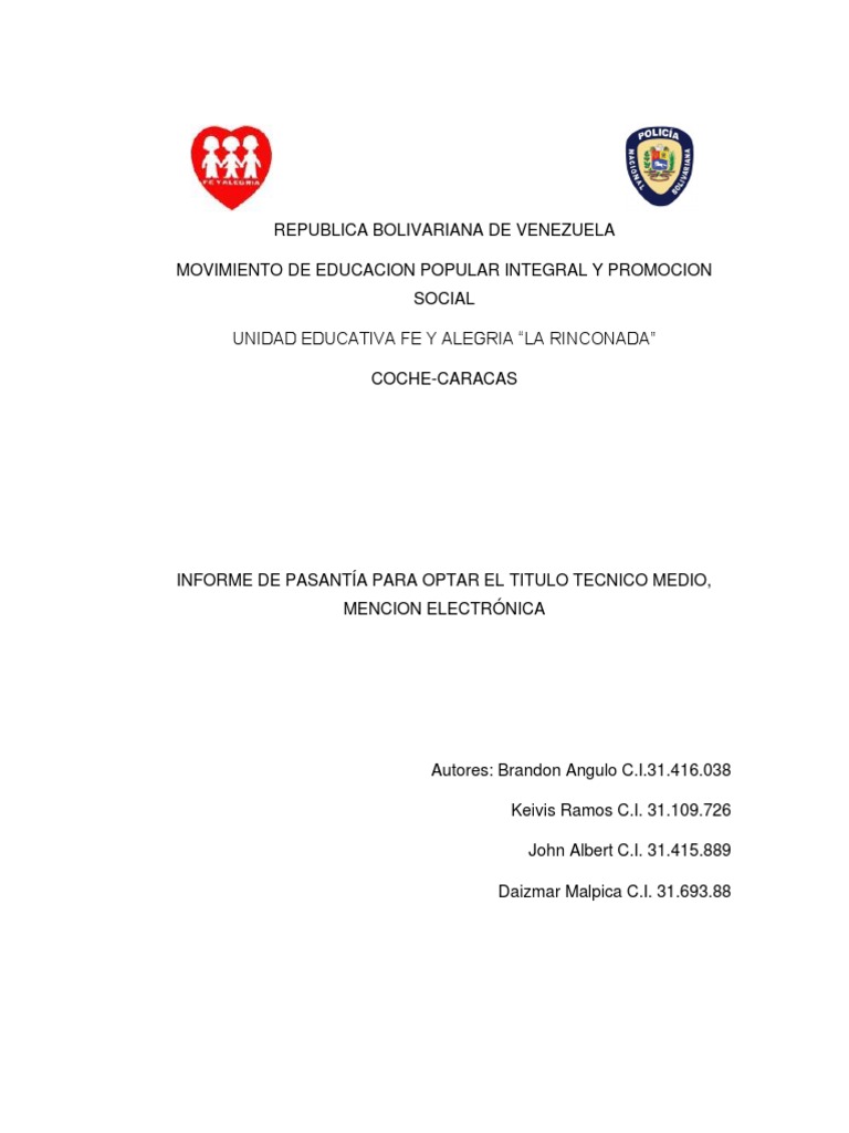 INFORME Capitulo 1 (3) 1 | PDF
