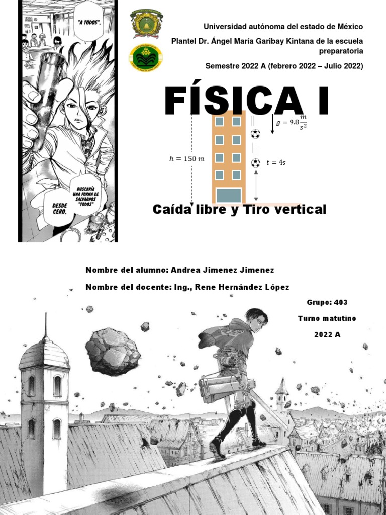 Caida Libre y Tiro Vertical-Fisica | PDF