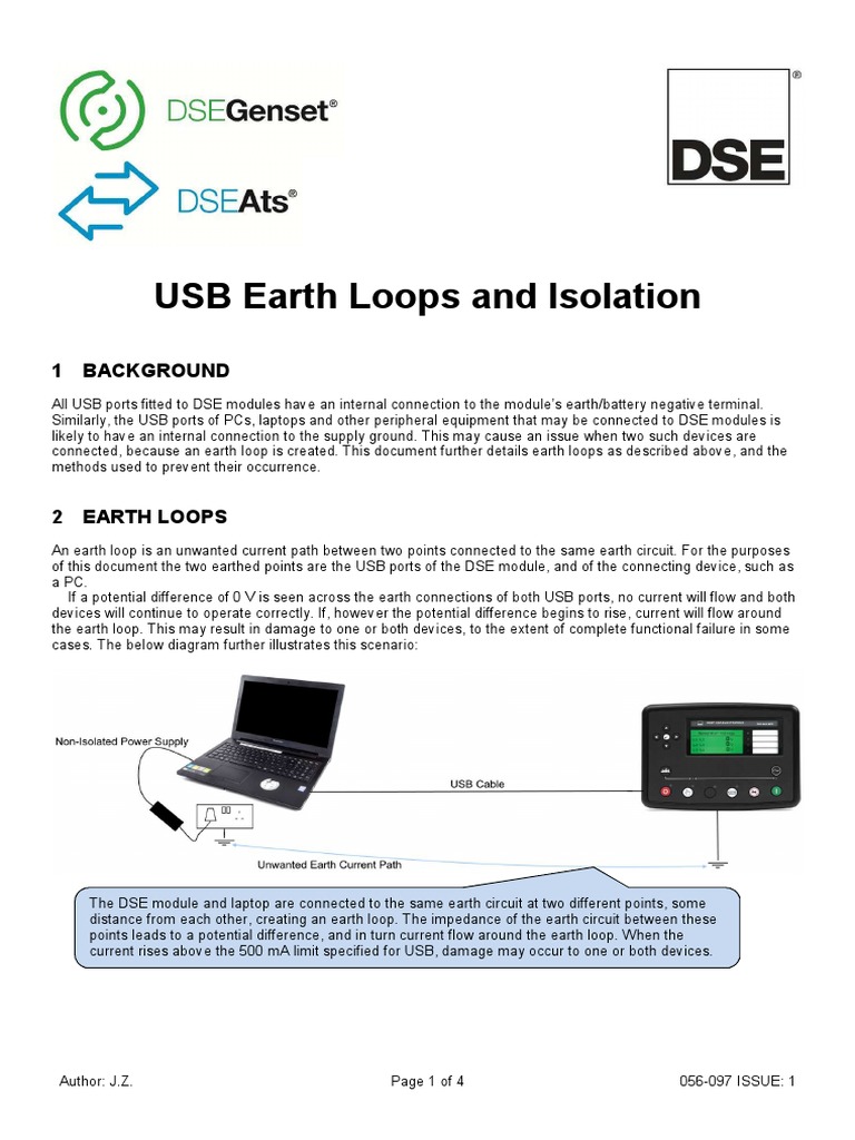 056-097 USB Earth Loop and Isolation | PDF | Usb | Electrical Connector