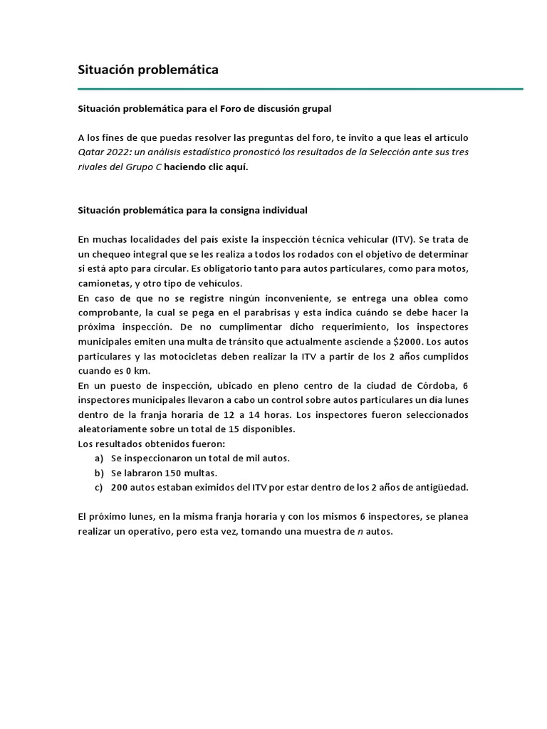 TP3 - Situación problemática | PDF