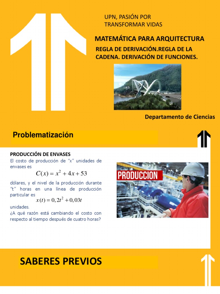 S6 - PPT - Regla de La Cadena | PDF | Línea (geometría) | Derivado